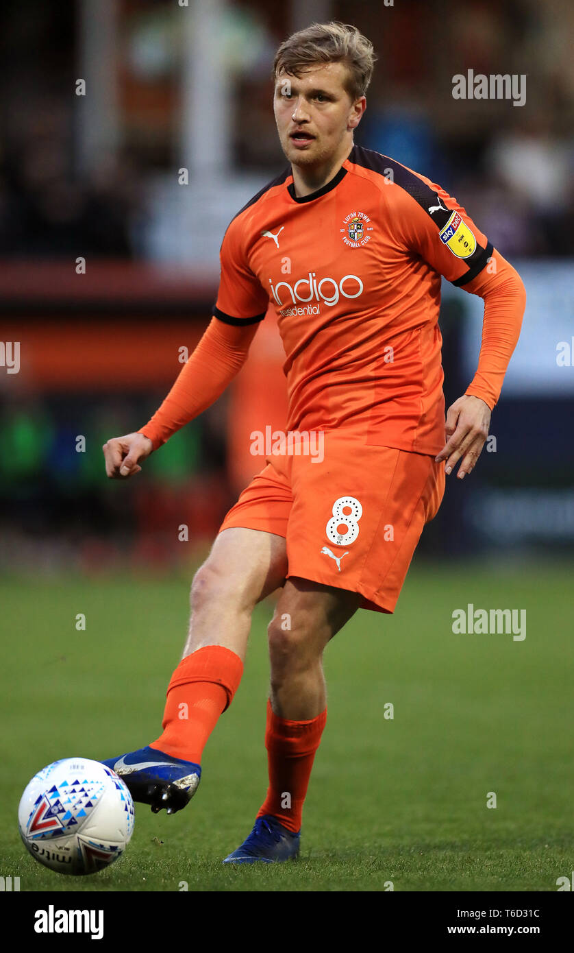 Luton Town's Luke Berry Stock Photo - Alamy
