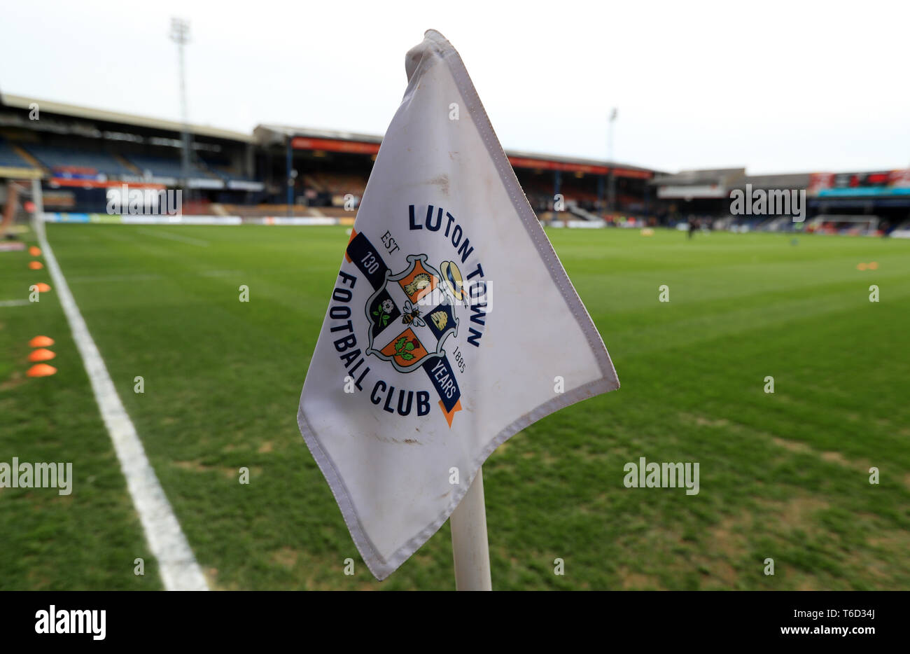 Soccer football general view gv corner flag hi-res stock photography ...