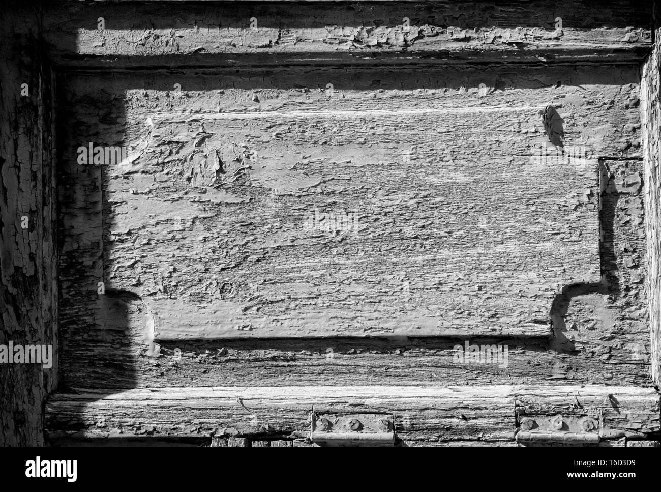 Black - white, macro photography of old, vintage, retro, wooden door ...