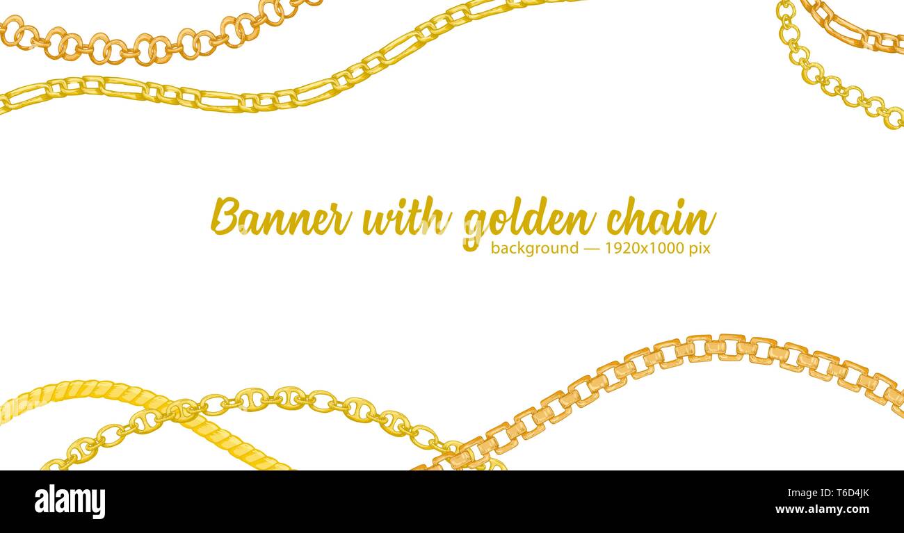 Horizontal web banner with abstract pattern of hand-drawn sketch golden ...