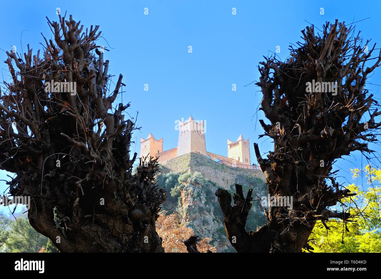Beni Mellal Château de Ain Asserdoun - Morocco Stock Photo - Alamy