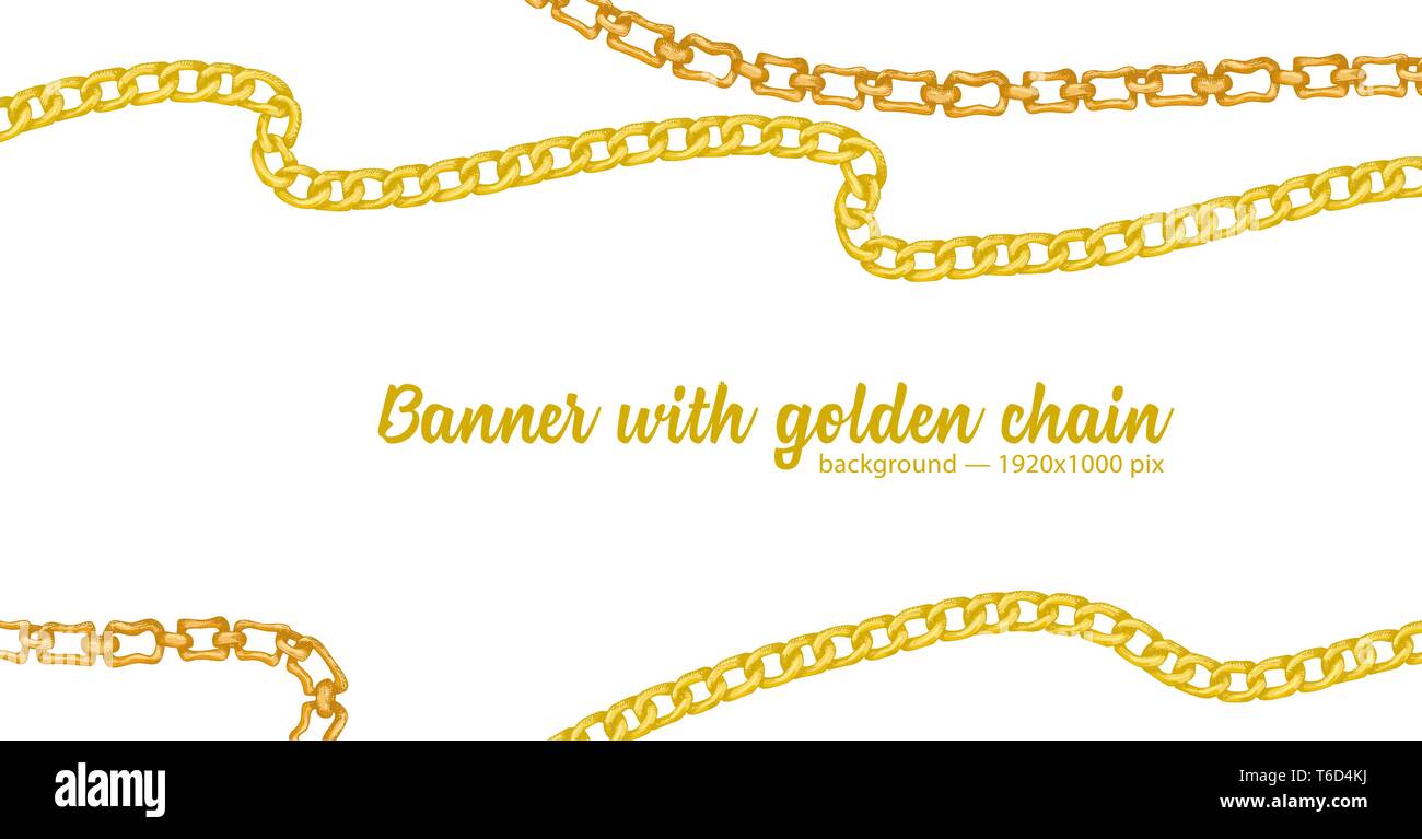 Horizontal web banner with abstract pattern of hand-drawn sketch golden ...