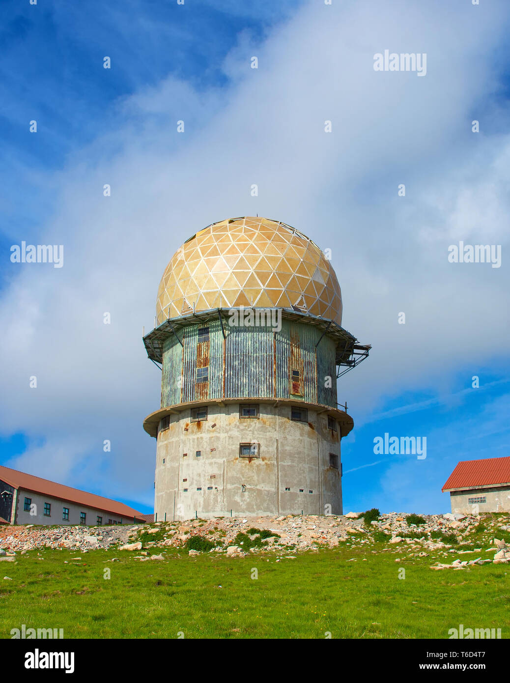 Famous Old radar station. Portugal Stock Photo - Alamy