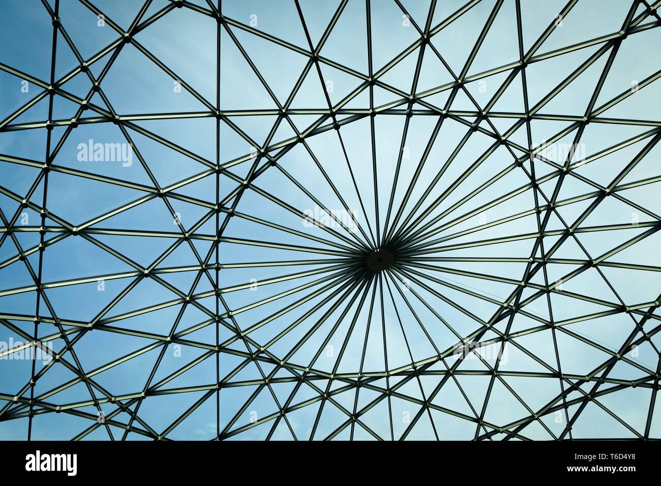 Glass roof on a big building Stock Photo - Alamy