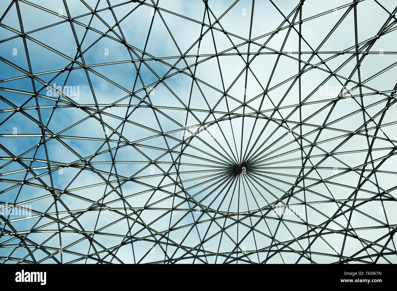 Glass roof on a big building Stock Photo - Alamy