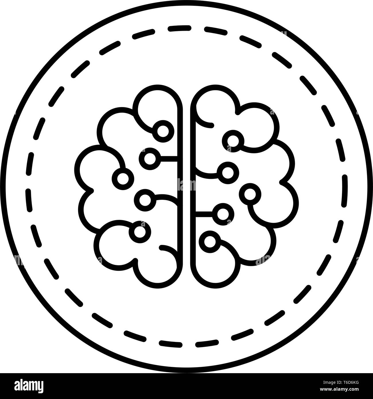 brain human organ icon Stock Vector Image & Art - Alamy