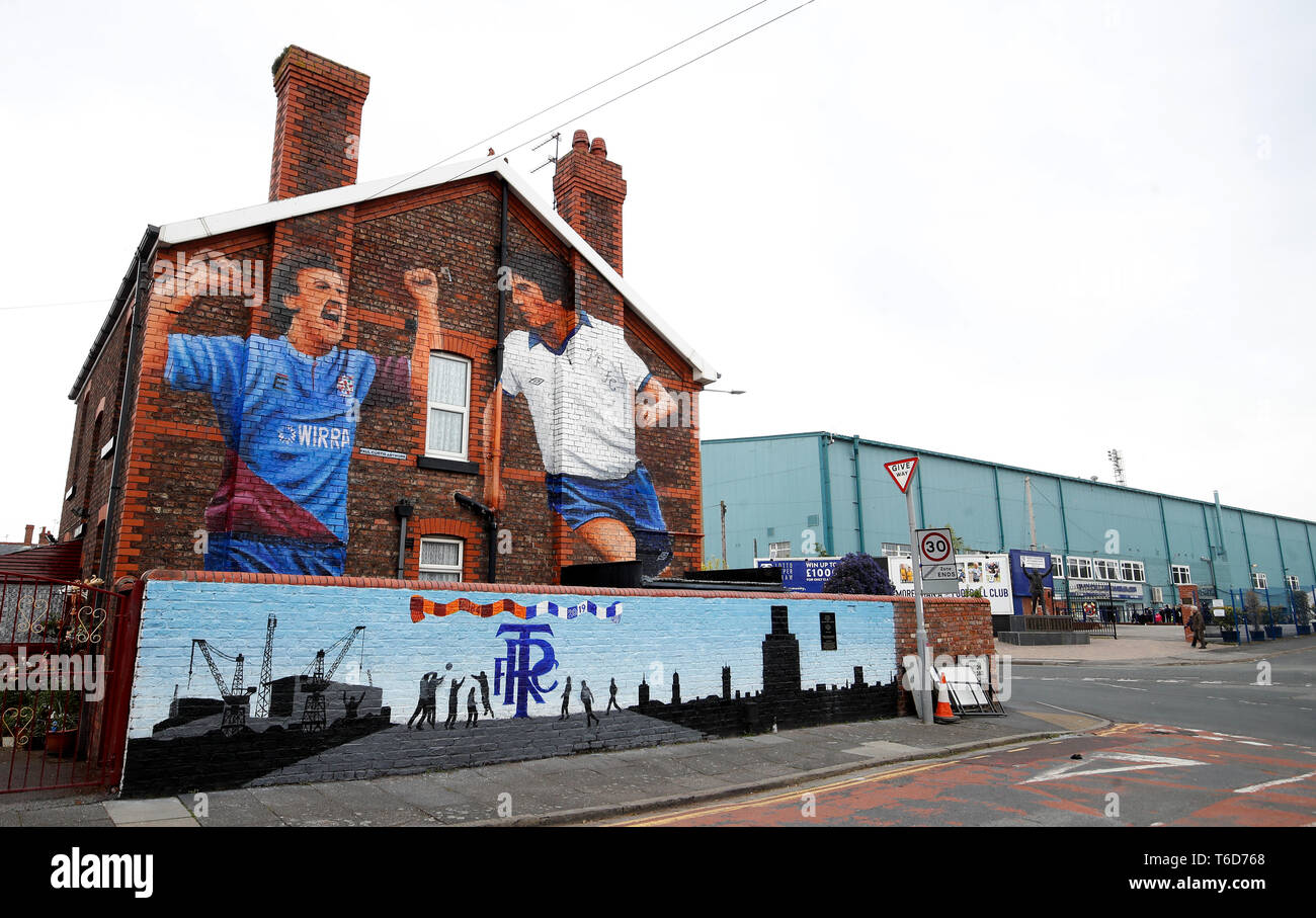 Tranmere rovers stadium view hi-res stock photography and images - Alamy