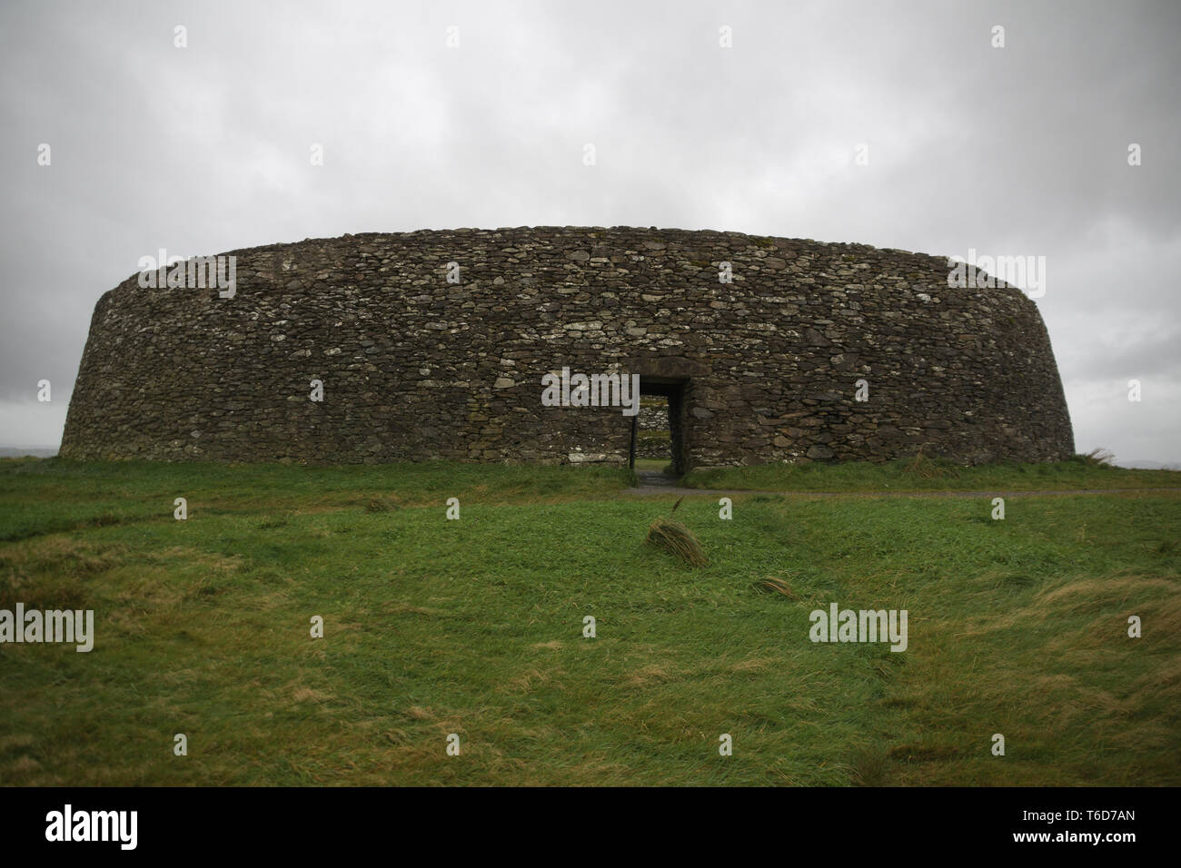 Irish Ring fort in Donegal. Grianan of Aileach Stock Photo - Alamy