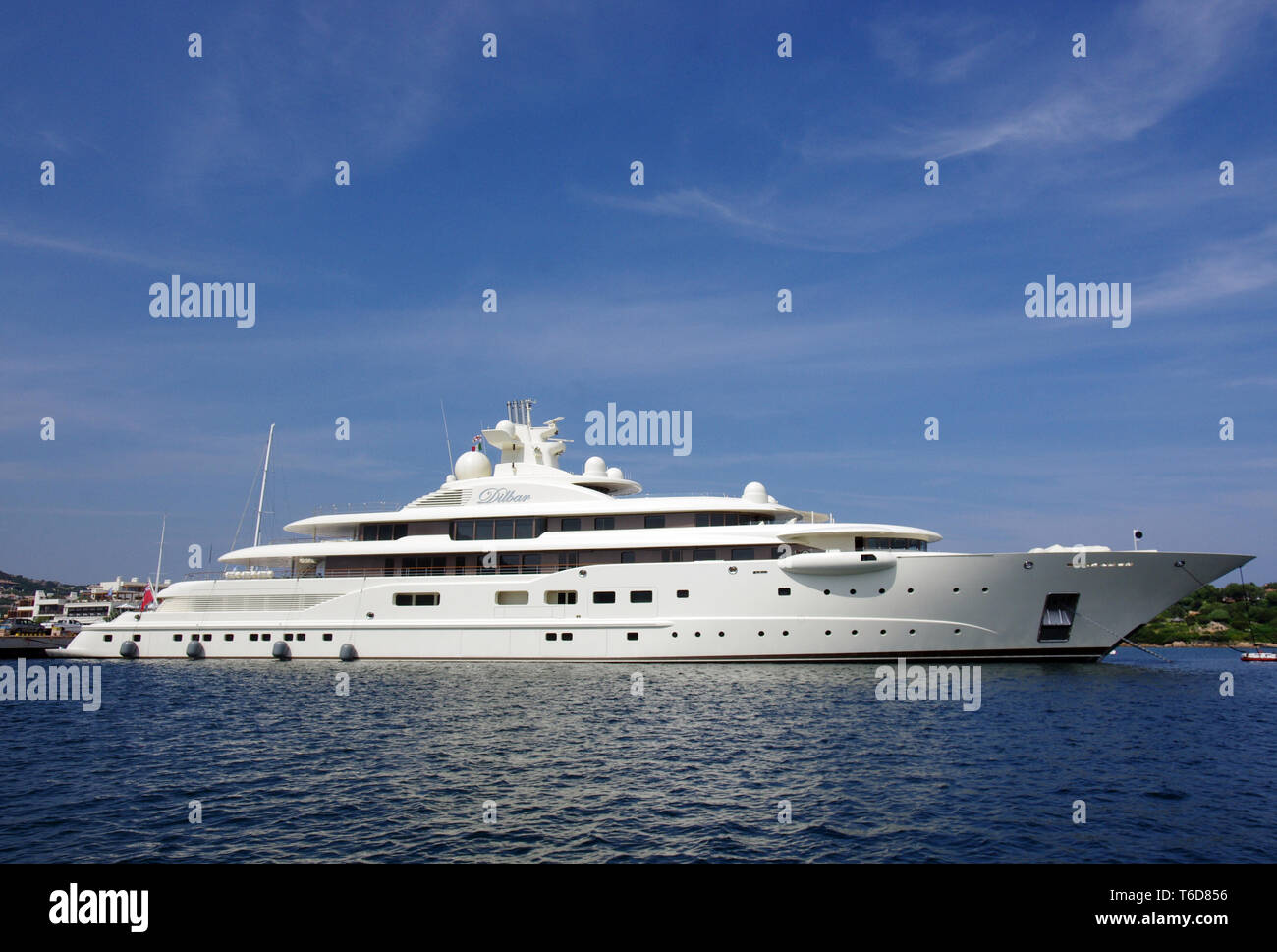 Luxury yacht dilbar hi-res stock photography and images - Alamy