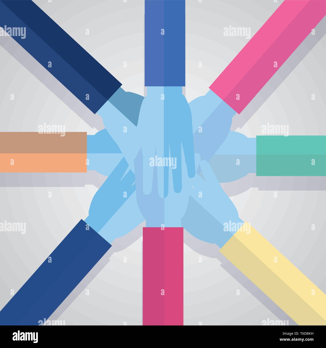 hands unity community team Stock Vector Image & Art - Alamy