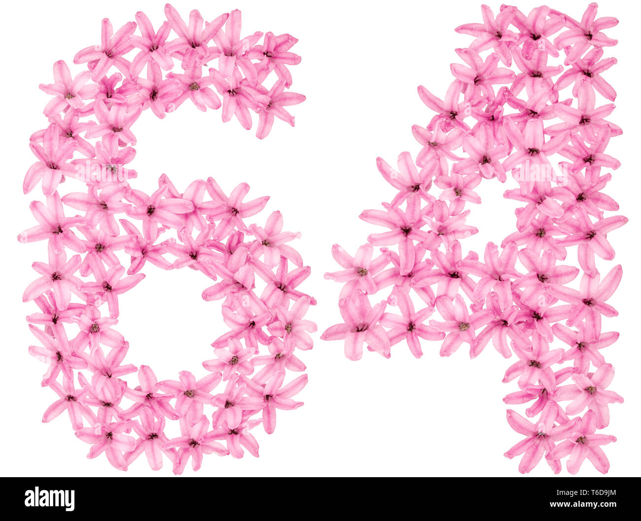 Numeral 64 sixty four isolated hi-res stock photography and images - Alamy