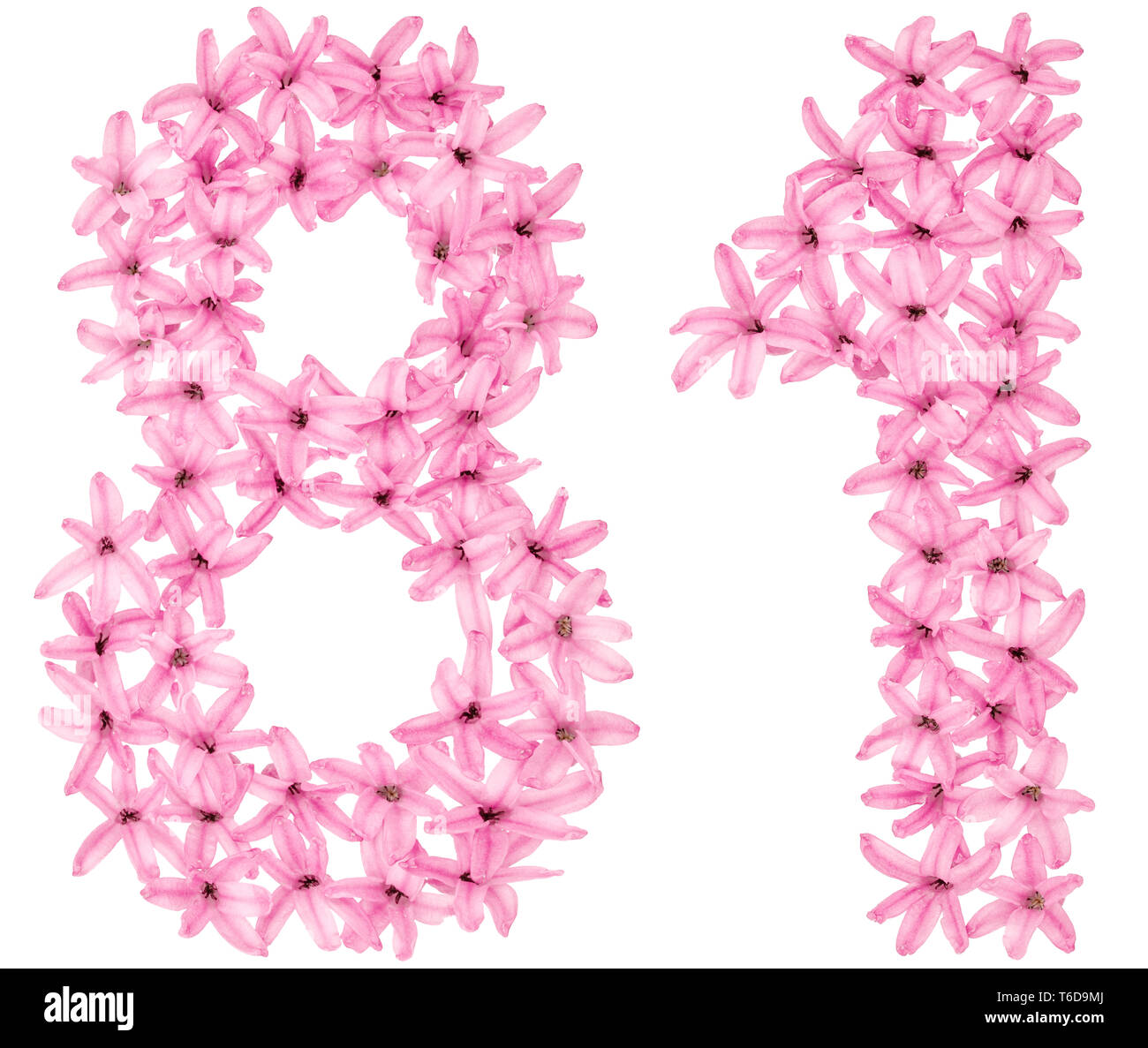 Happy birthday number 81 greeting hi-res stock photography and images ...