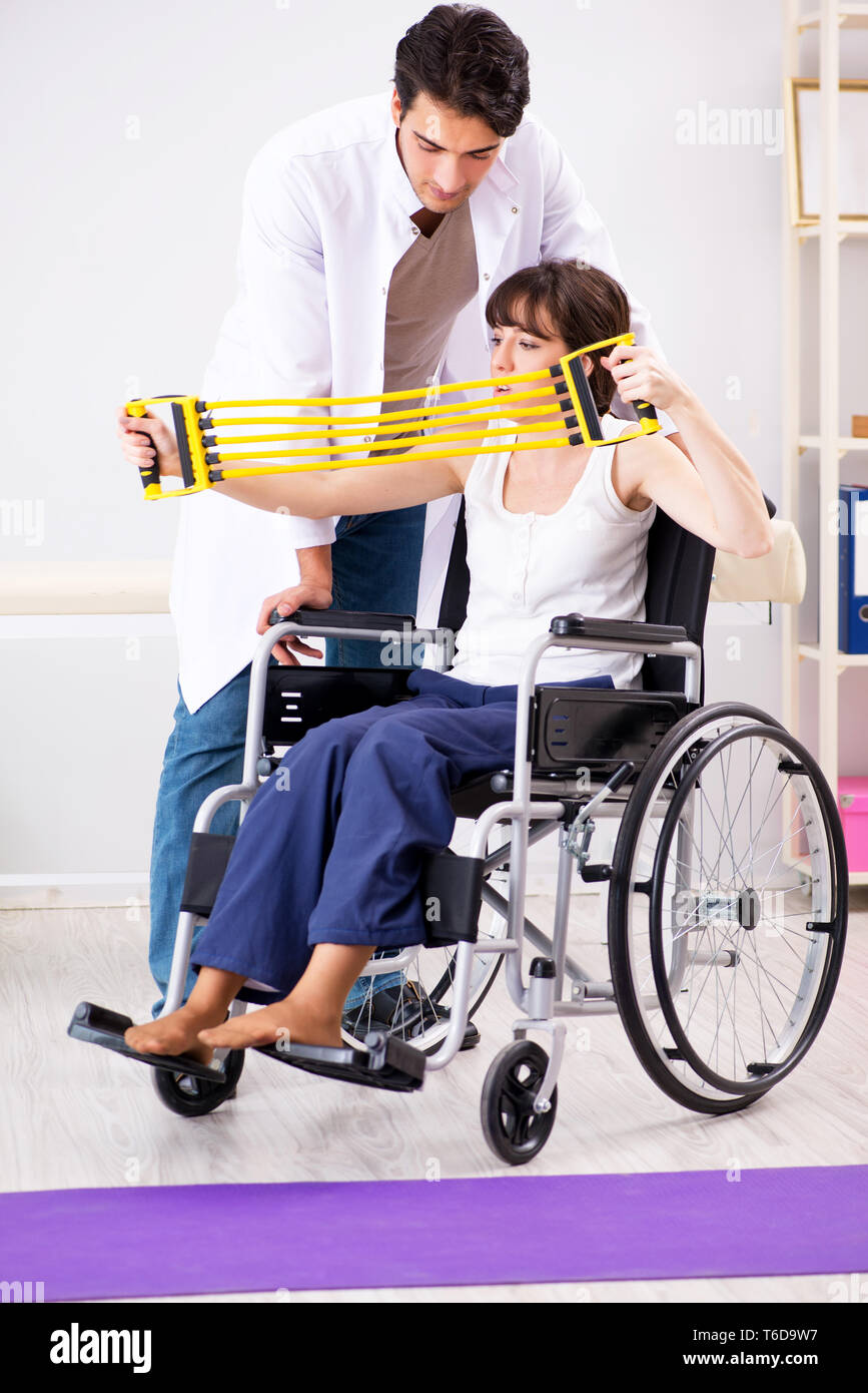 Patient recovering in hospital after injury trauma Stock Photo - Alamy