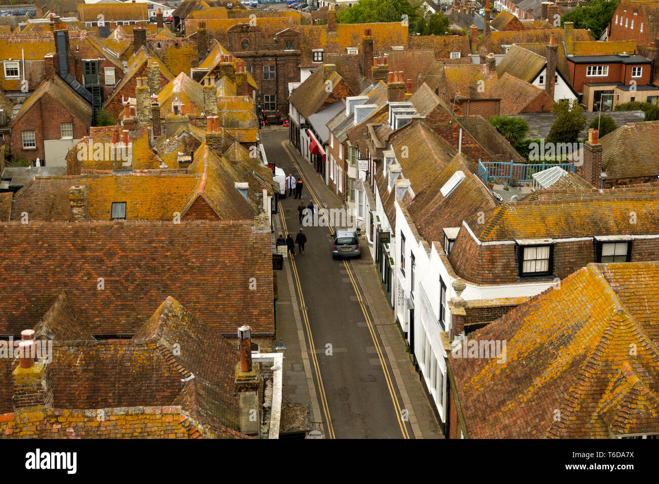 Views of Rye UK from the church tower Stock Photo - Alamy