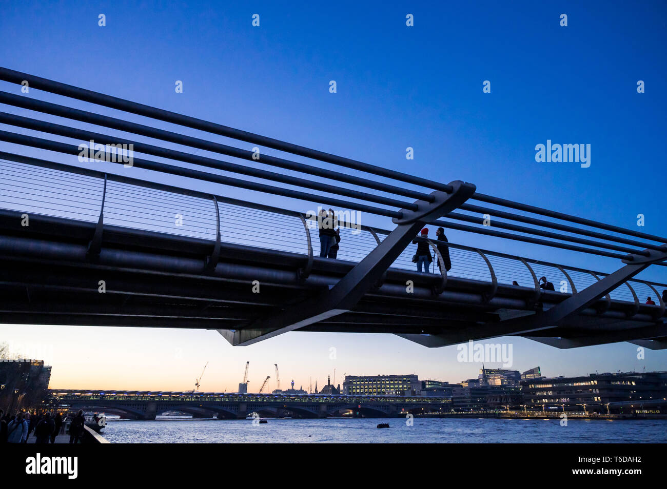 Millennium Bridge, London Stock Photo - Alamy