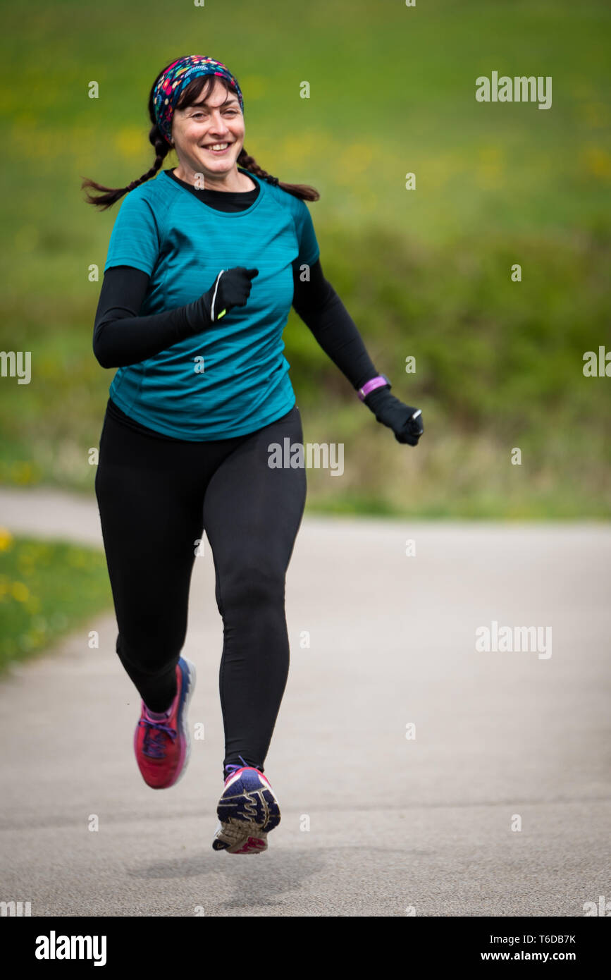 Keeping fit 50s hi-res stock photography and images - Alamy