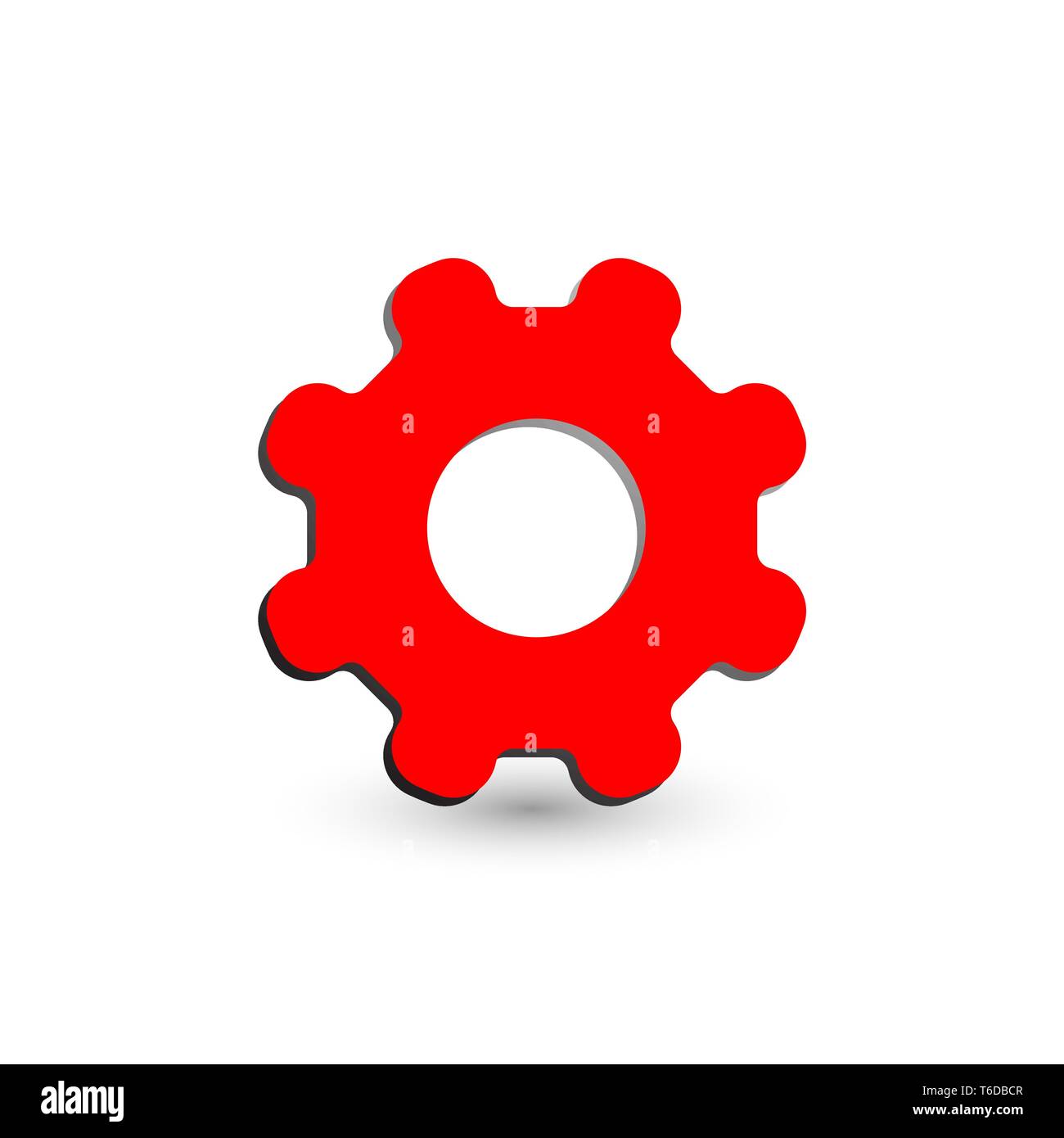 Red Gear Icon Png