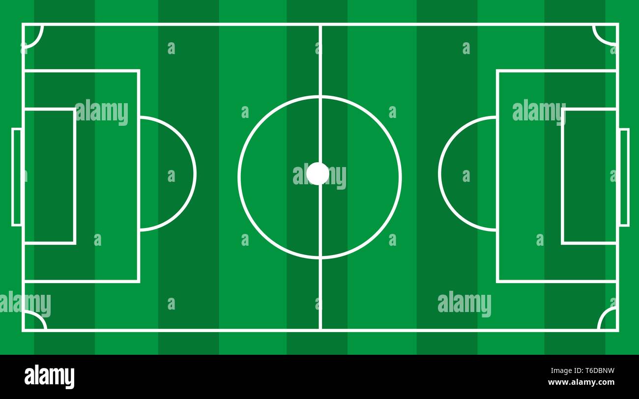 Vector green grass soccer football field background Stock Vector Image ...