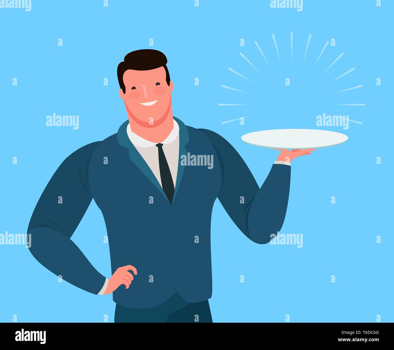 Vendor tray Stock Vector Images - Alamy