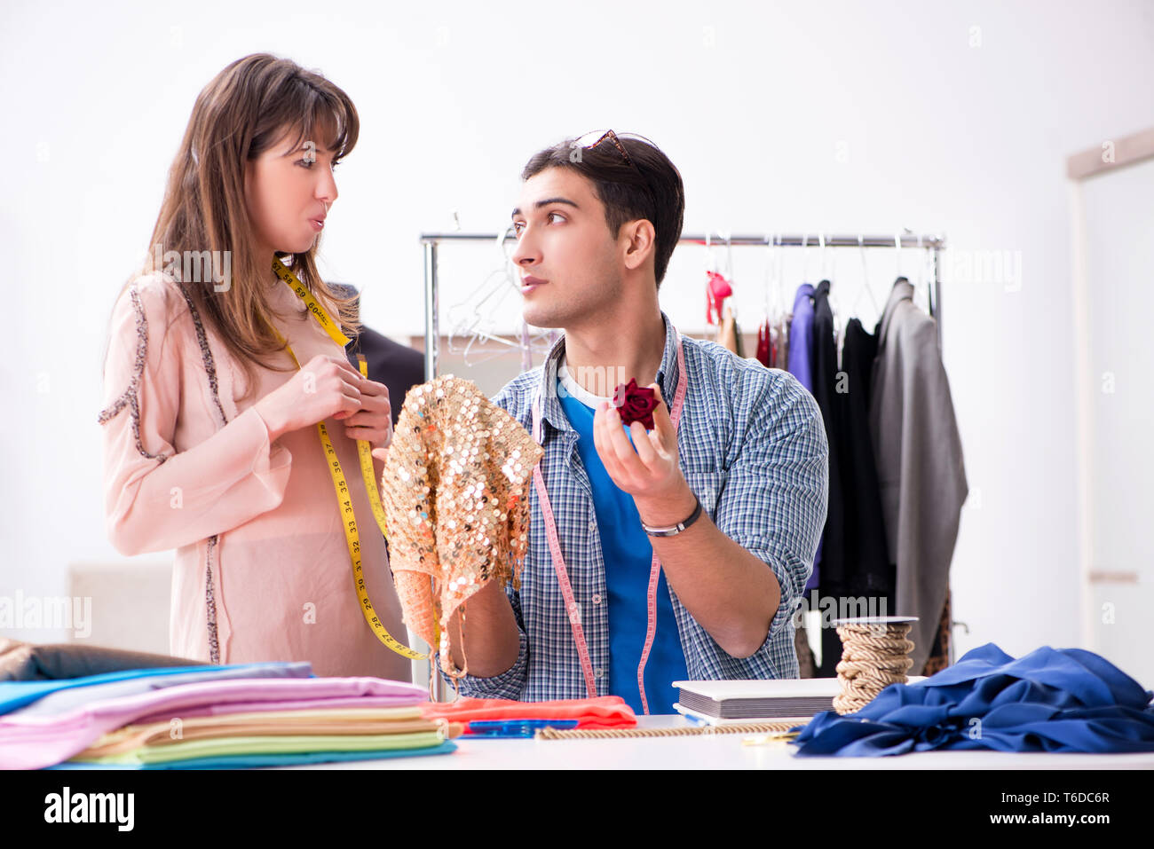 Fashion design teacher student in hi-res stock photography and images ...