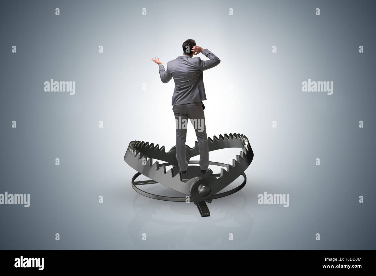 Man caught in mouse trap hi-res stock photography and images - Alamy
