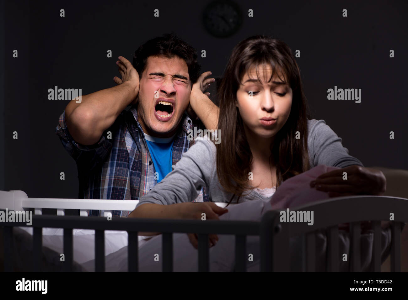 Boy crying bed night hi-res stock photography and images - Alamy