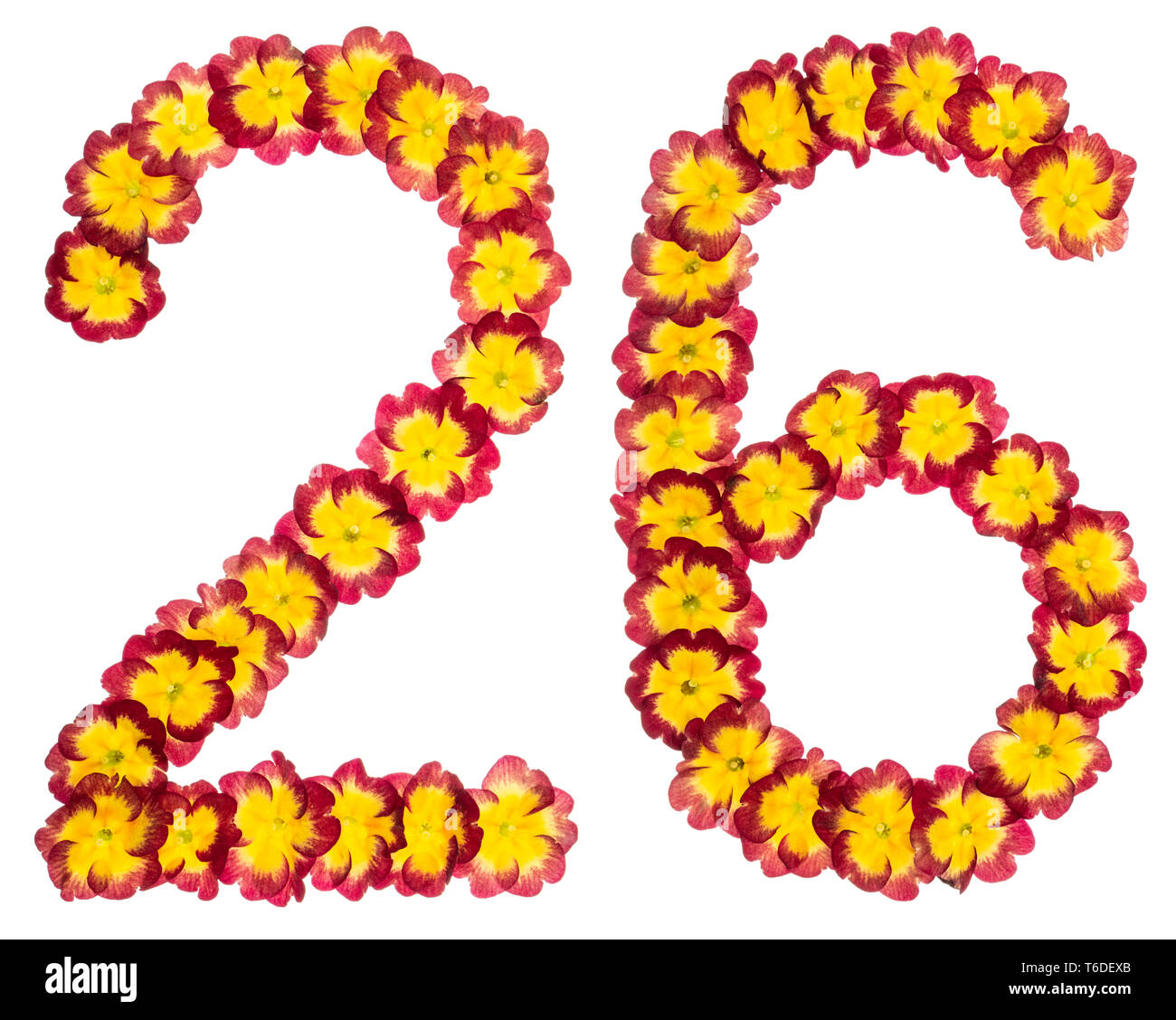 Happy birthday number 26 greeting hi-res stock photography and images ...