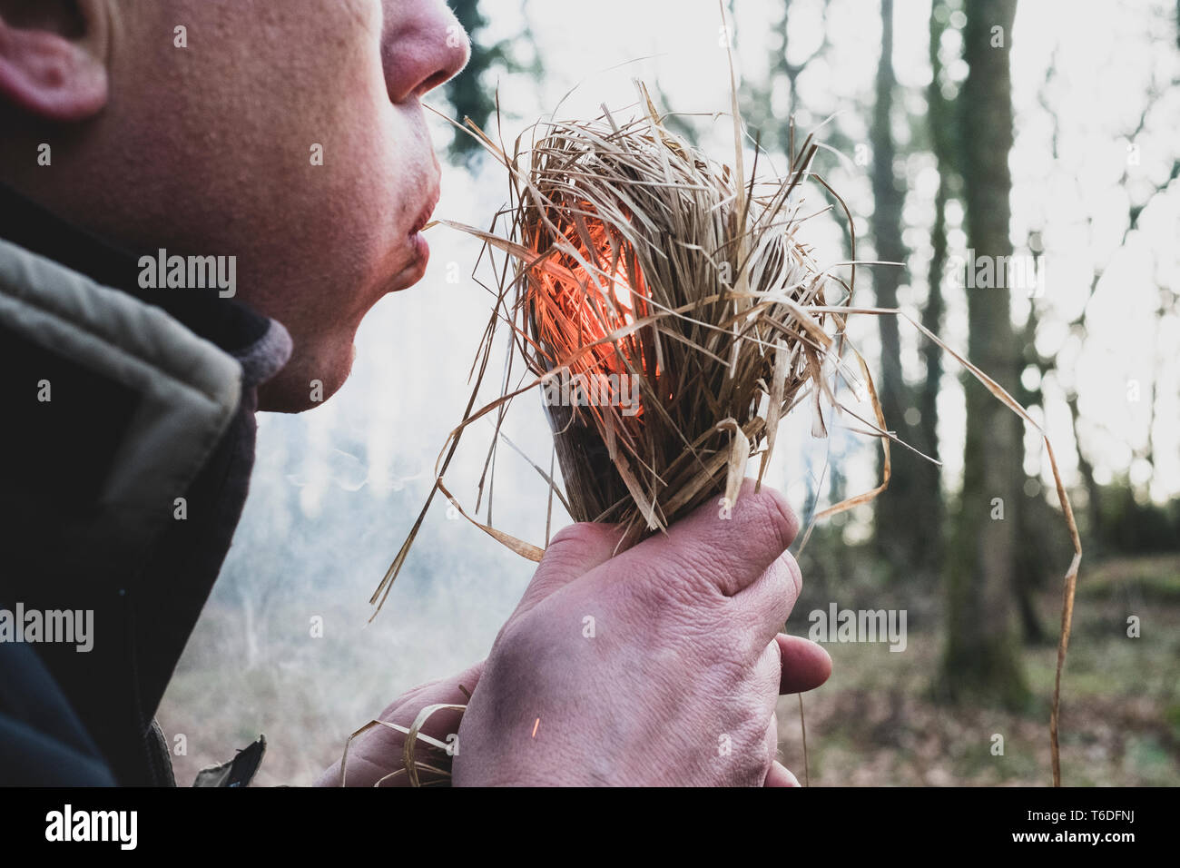 Igniting fire hi-res stock photography and images - Alamy