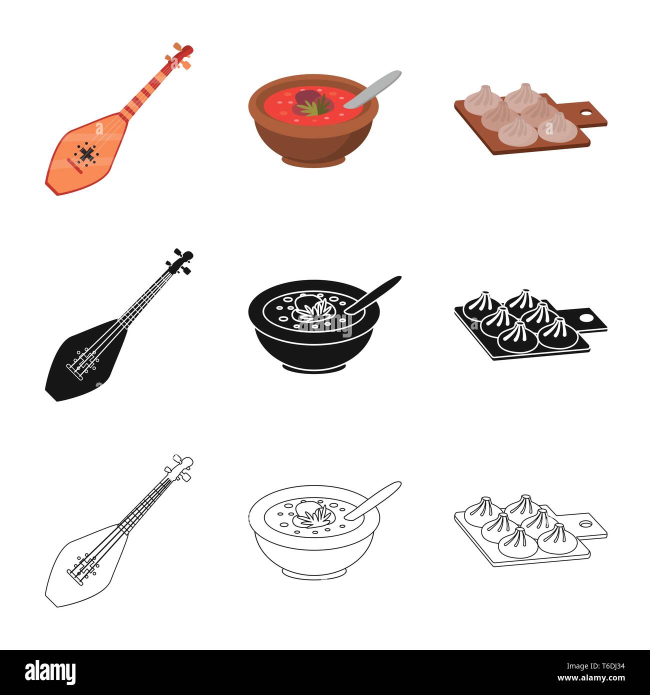 Vector design of culture and sightseeing logo. Set of culture and ...