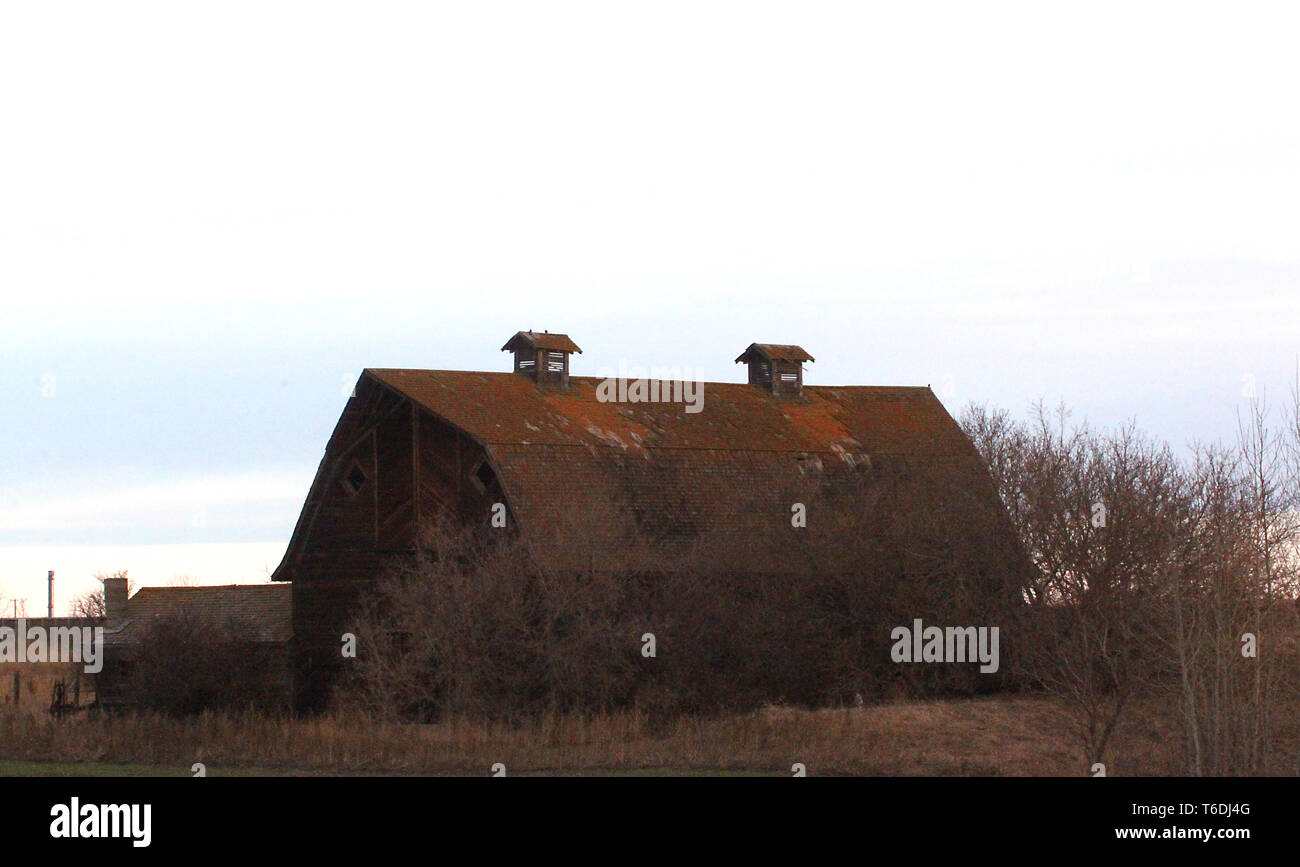 The old barns that are seen in rural Alberta, Canada have a unique ...