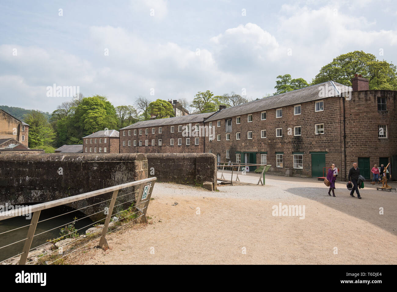 Arkwright's Mill, Cromford, Derbyshire, Peak District UK Stock Photo ...