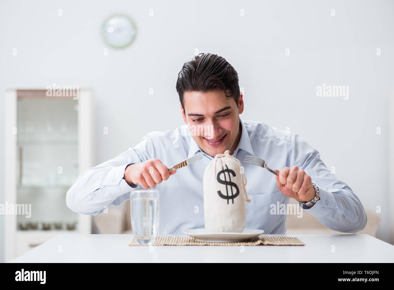 Concept of expensive dining in restaurants Stock Photo - Alamy