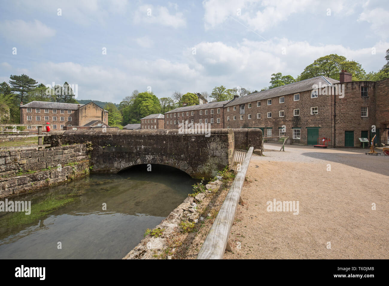 Arkwright's Mill, Cromford, Derbyshire, Peak District UK Stock Photo ...