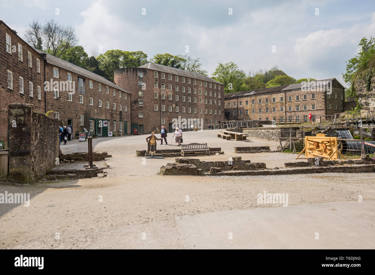 Cromford mill industrial revolution start hi-res stock photography and ...