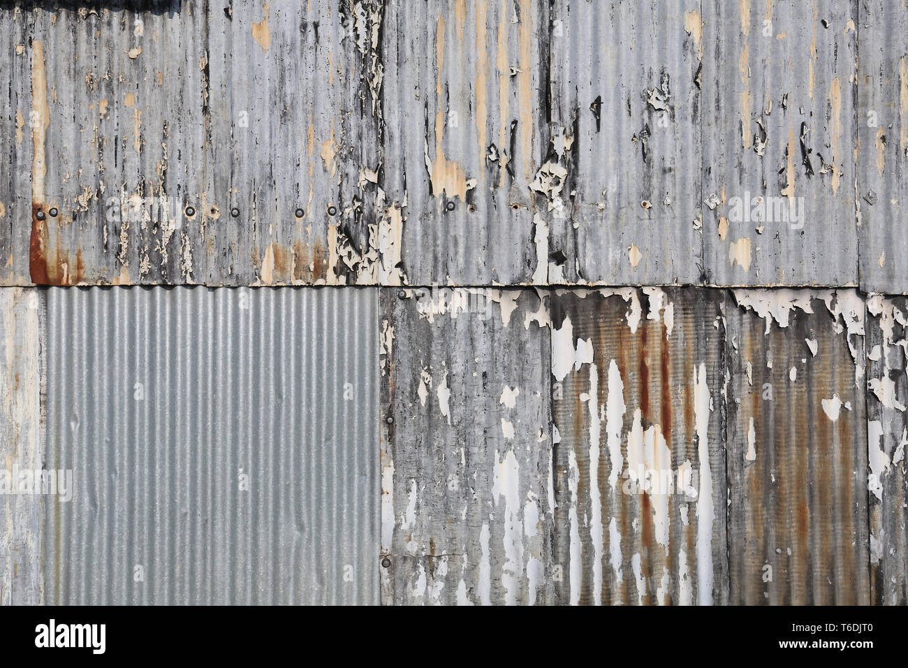Rusty corrugated barn, Cromford Meadows, Derbyshire, Peak District UK ...