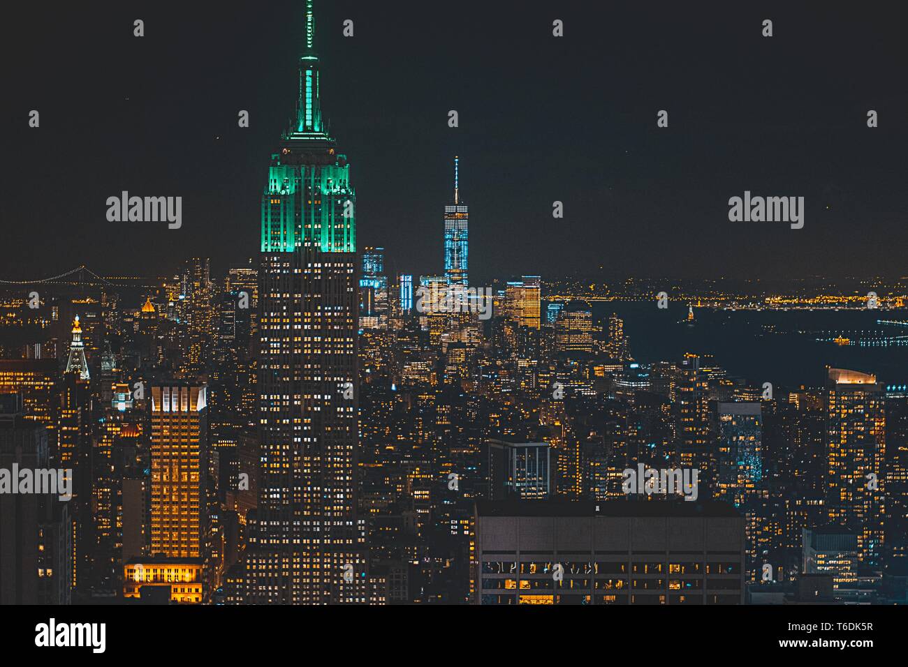 Beautiful wide shot of an urban city Stock Photo - Alamy