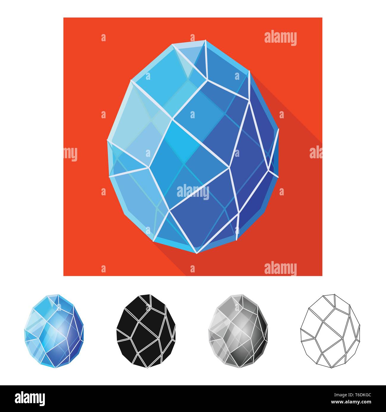 Monster diamond Stock Vector Images - Alamy