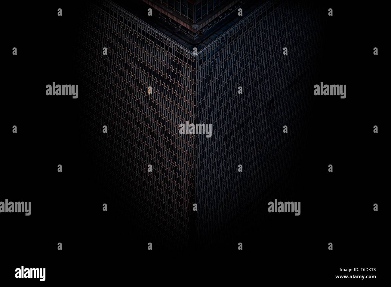Abstract shot of a tall building from above Stock Photo - Alamy