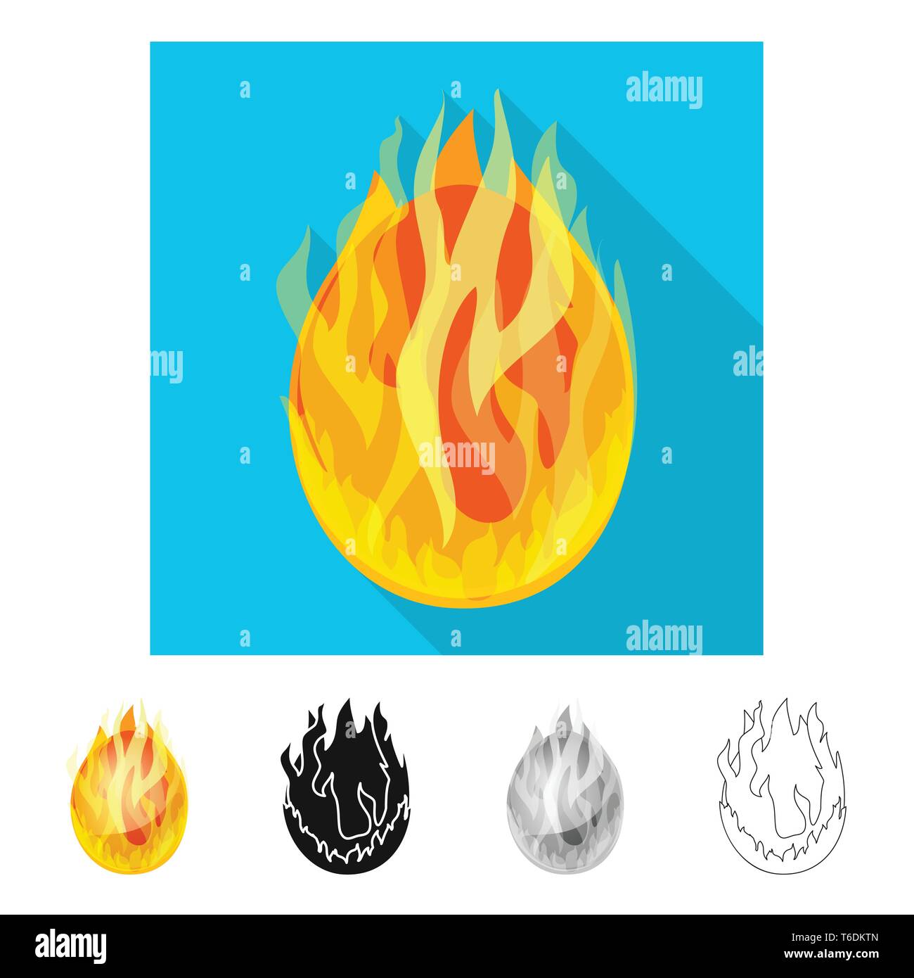 Lava red flash force Stock Vector Images - Alamy