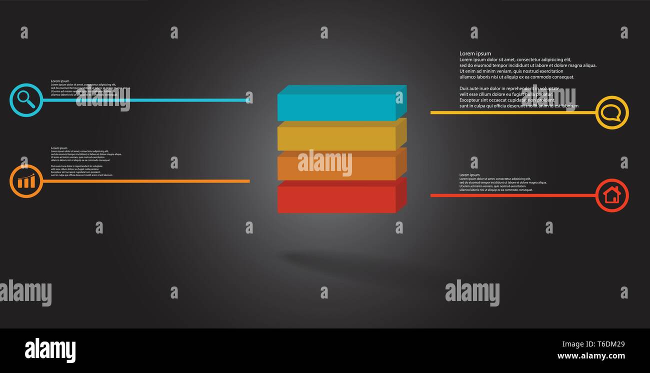 The four parts Stock Vector Images - Alamy