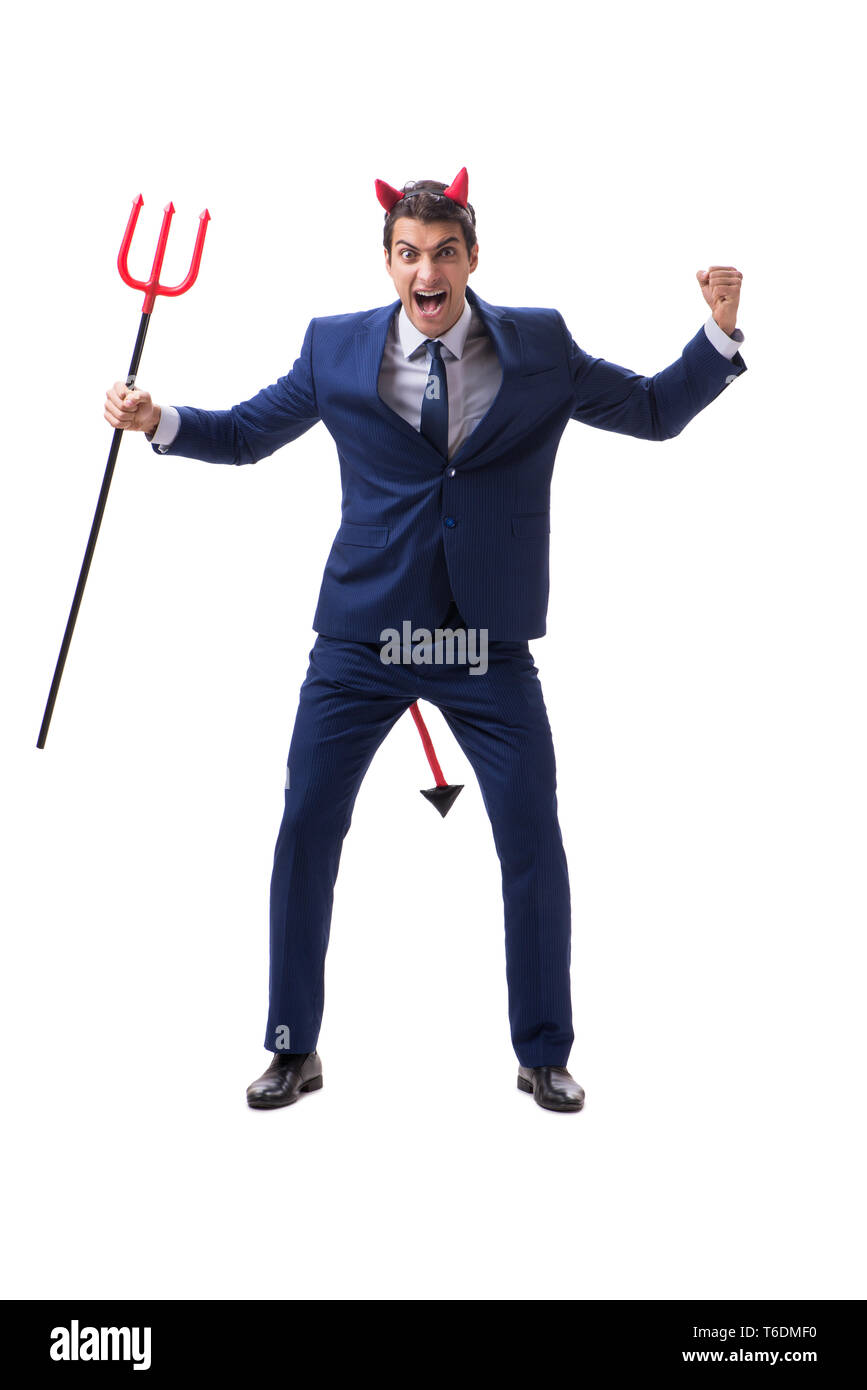 Holding hands with the devil Cut Out Stock Images & Pictures - Alamy