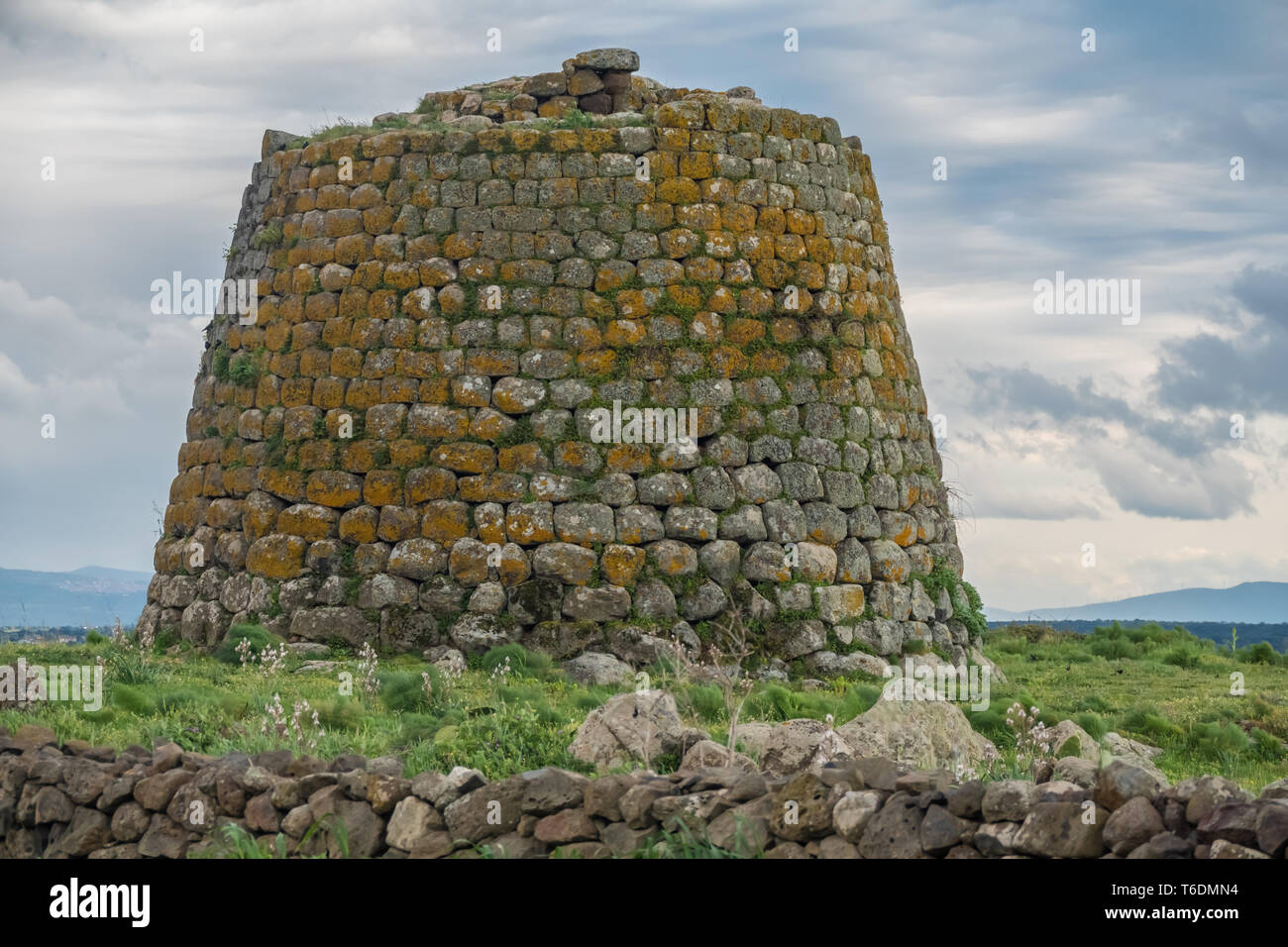 Nuraghe near Nuoro, Central Sardinia, Italy. Among thousands of ancient megalithic structures ...