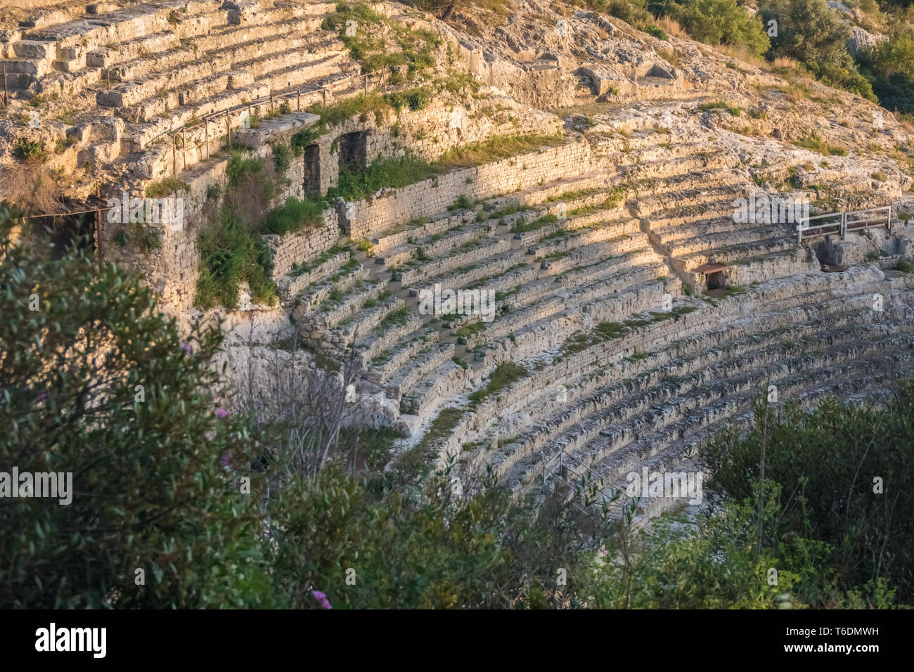 The Roman Amphitheatre of Cagliari, Sardinia, Italy. Built in the 2nd ...