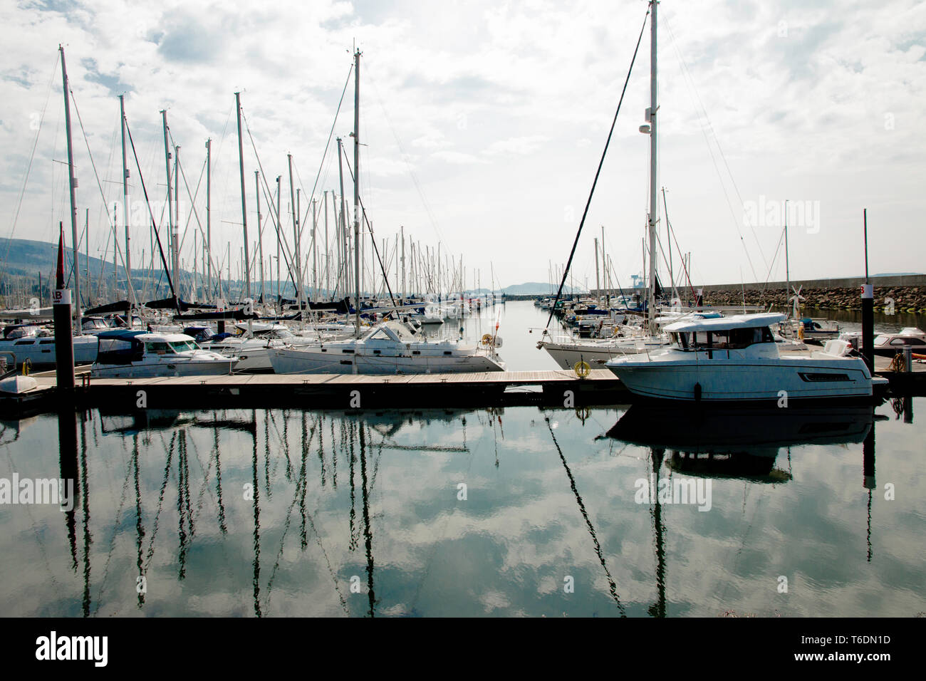 Fairlie Village to Largs Town Coastline Scotland 3 Stock Photo - Alamy