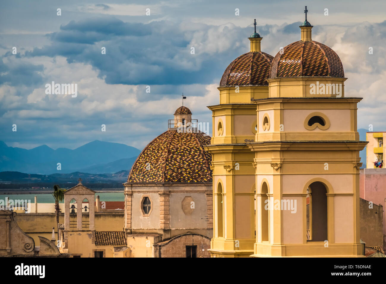 Cagliari, Sardinia, Italy. An ancient city with a long history under ...
