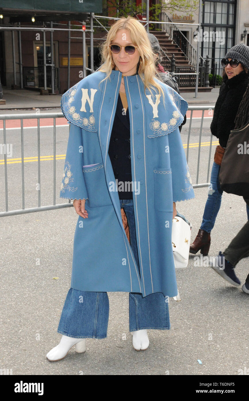 April 27, 2019 - New York, New York, U.S. - Chloe Sevigny seen outside ...