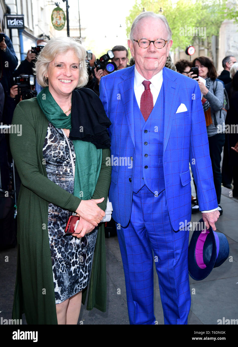 Michael Whitehall (right) and Hilary Amanda Jane attending the Man of ...