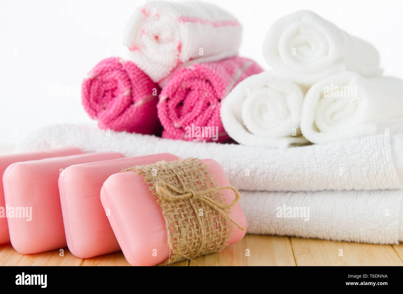 Healthy lifestyle concept with aromatic soaps Stock Photo - Alamy