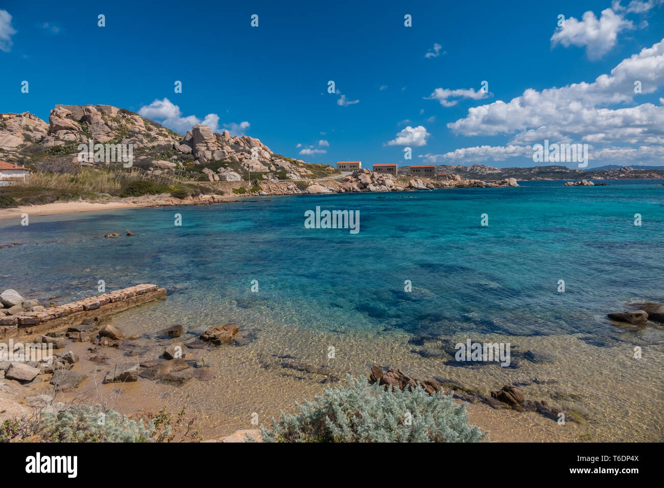 La Maddalena Archipelago National Park, on the coast of Sardinia ...