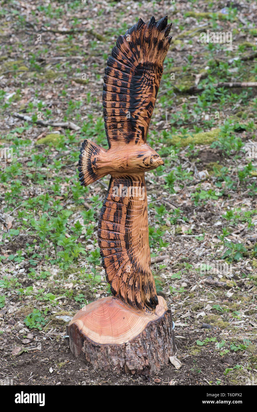 Wooden sculpture carving Stock Photo - Alamy